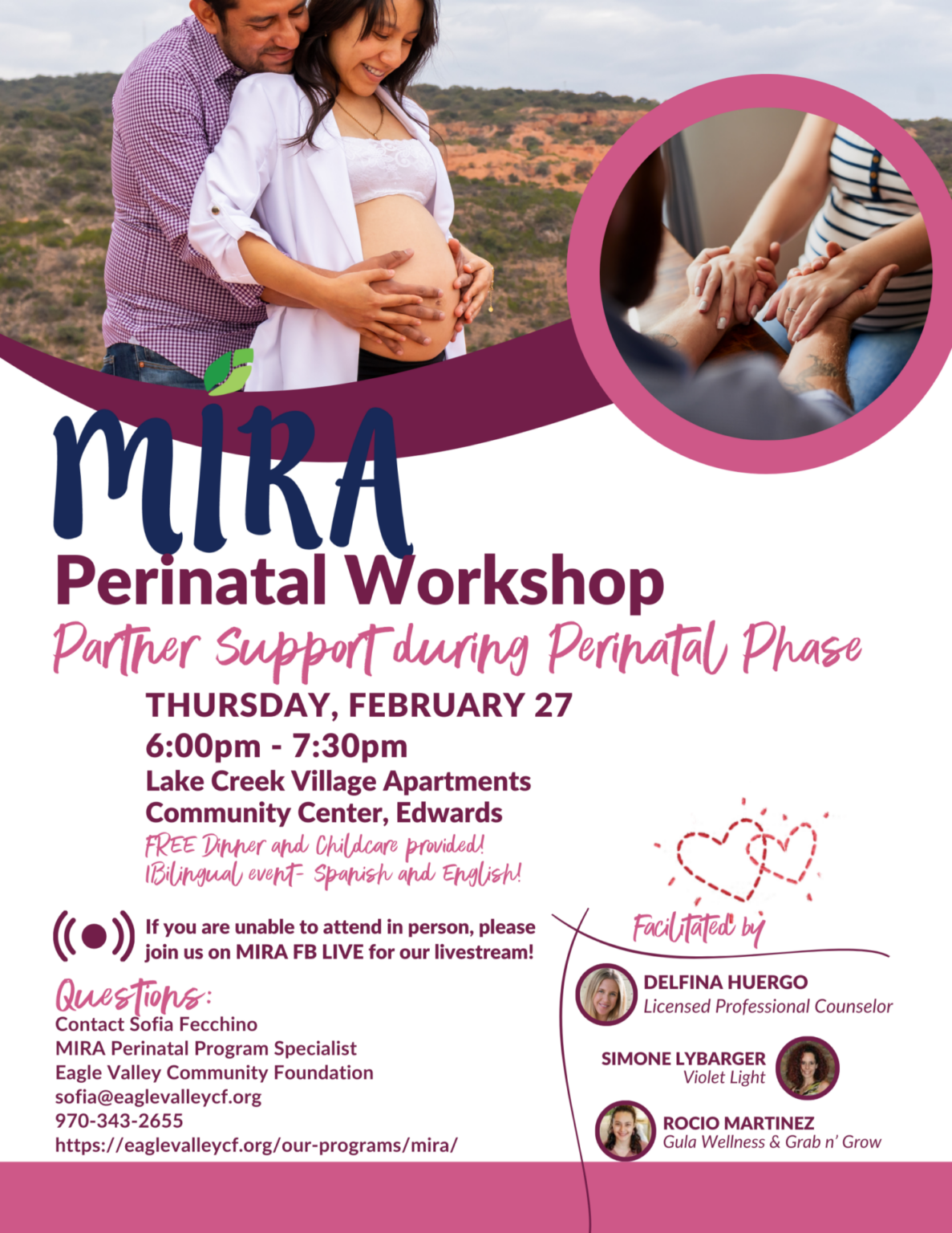 MIRA Perinatal Program Workshop: Partner Support - Eagle Valley ...